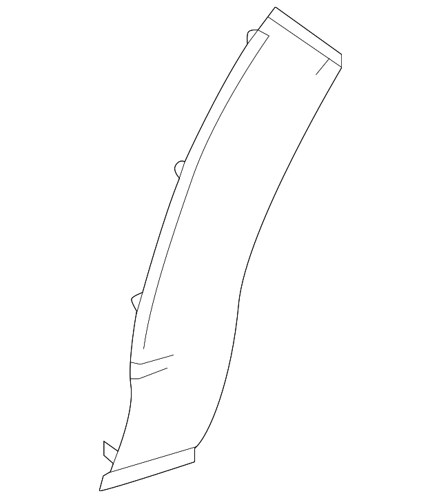 Genuine Mazda Driver Front Lower Wheel Opening Molding DGH9-51-W81A | eBay