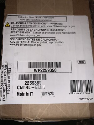 Cntrl-Elec WHO-WP2259350 Storm Board Control. New Unused, Open Box | eBay