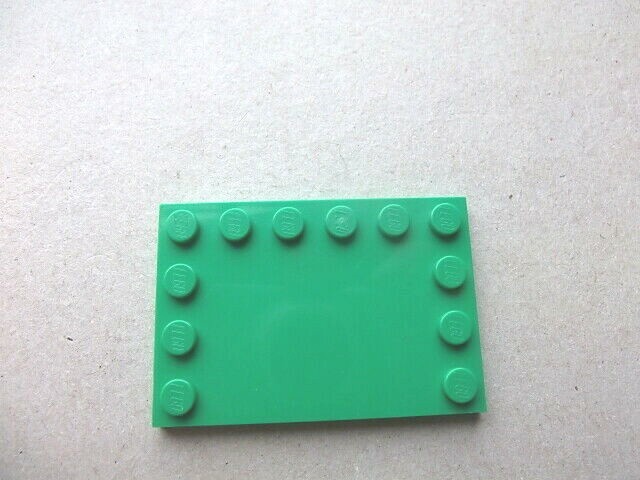 Lego 6180 Tile 4x6 with studs on 3 edges- (x1) more colours than shown ...