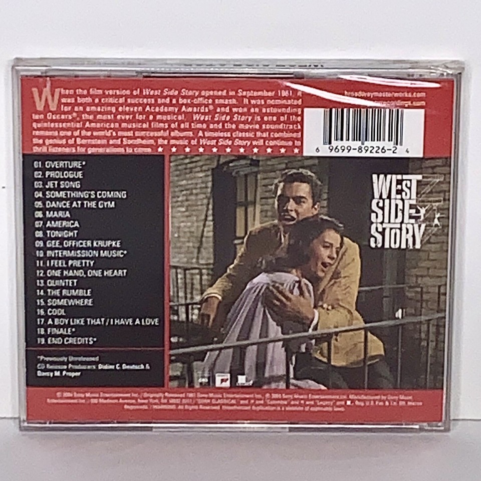 Factory Sealed (shrink wrapped) West Side Story Original Soundtrack ...