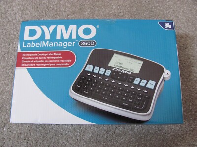 Brand New DYMO LabelManager 360D Rechargeable Desktop Label Maker ...