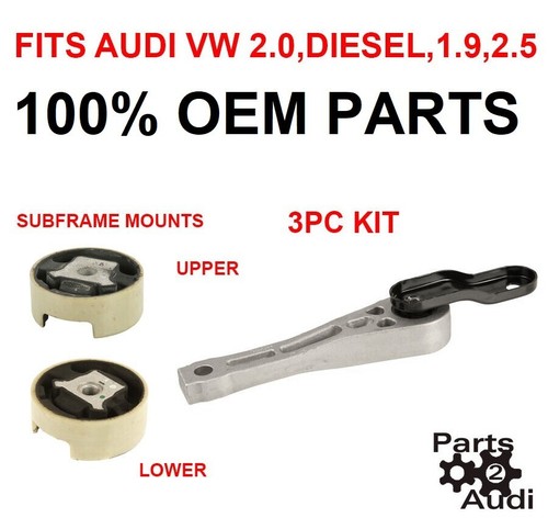 Engine Motor Mount, Subframe Mounts For Audi A3 VW Beetle Golf 2.0,TDI ...