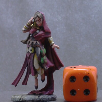Reaper Bones painted miniature Female Psion Mage Dungeons and Dragons ...