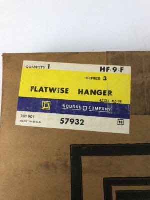 SQUARE D FLATWISE HANGER HF-9-F SERIES 3 *BRAND NEW* | eBay