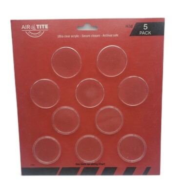 (5-Pack) Air-Tite by Ultra Pro H38 Large US Dollar Coin Capsules H38 ...
