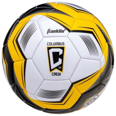 Franklin Sporting Goods Columbus Crew Size 1 Soccer Ball Black Yellow ...