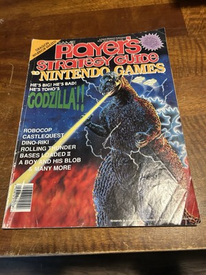 Game Player's Strategy Guide to Nintendo Games 1990 Godzilla Cover ...