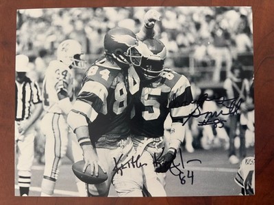 Charlie Smith & Keith Krepfle signed PHILADELPHIA EAGLES 8 X 10 Photo ...