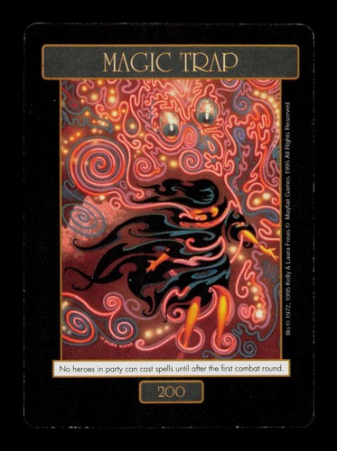 Magic Trap Fantasy Adventures 1995 Trading Card TC CC | eBay
