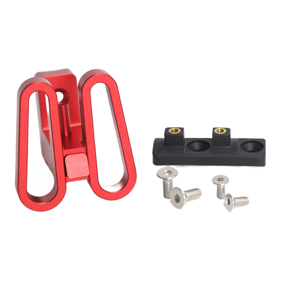 Red Aluminum Front Rack Adapter for Brompton and For DAHON Folding ...