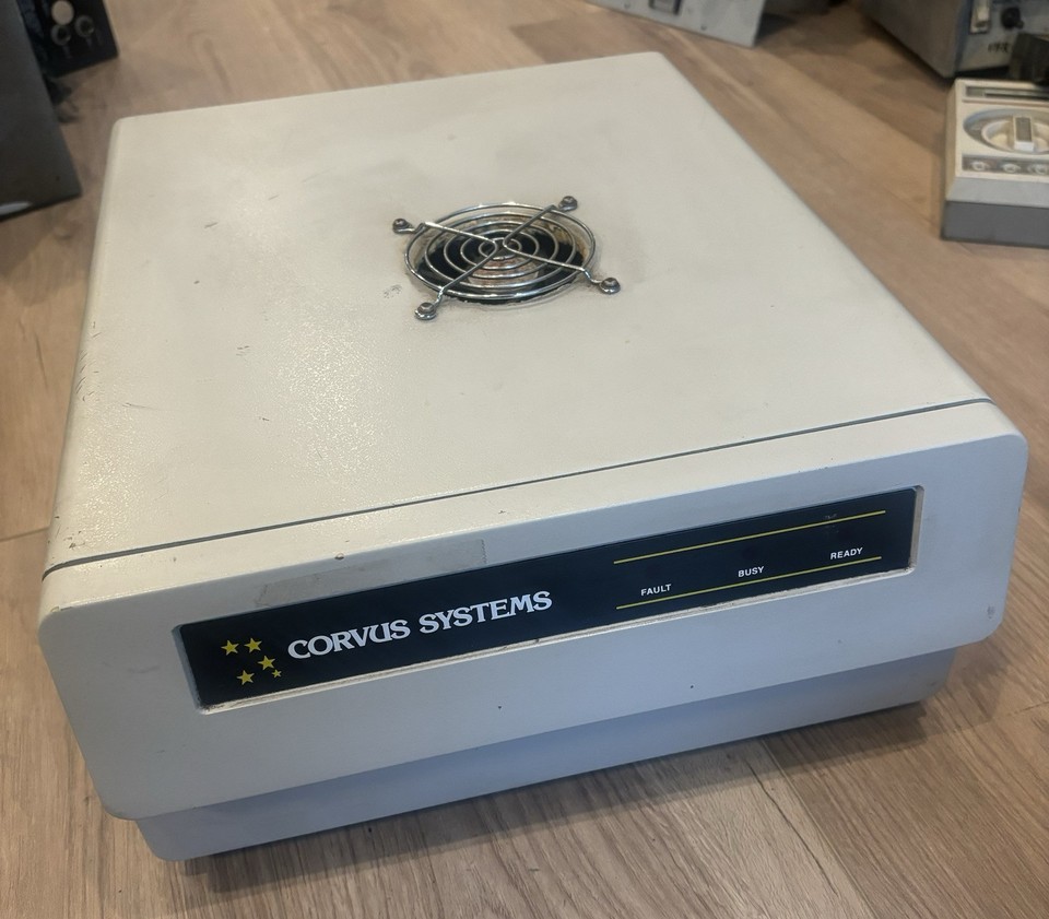 VINTAGE APPLE II Corvus Systems 20 Mb Hard Drive Powers Up | eBay
