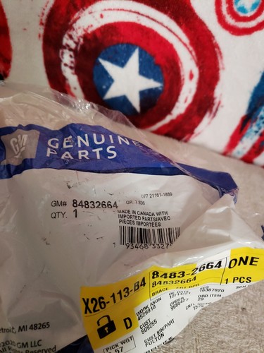 Genuine Front Driver Side Bumper Fascia Support Brace 84832664 | eBay