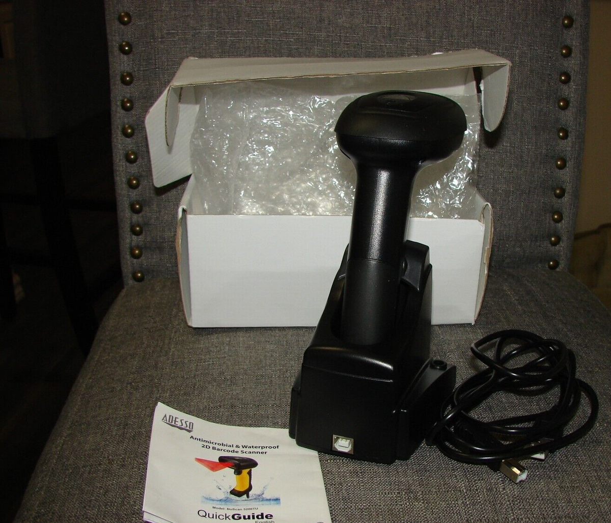 Nuscan 7400tr 24 Ghz Wireless 2d Barcode Scanner Inateck BCST 70