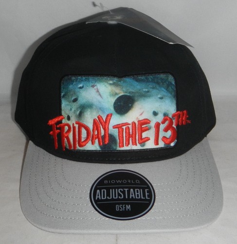 NWT Friday the 13th Horror Movie Logo Jason Mask Baseball Hat Cap by ...