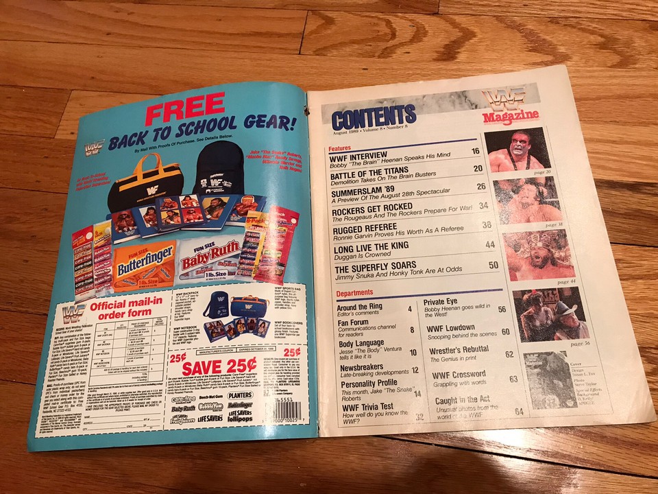 WWF MAGAZINE 1989 THE ROCKERS SHAWN MICHAELS | eBay