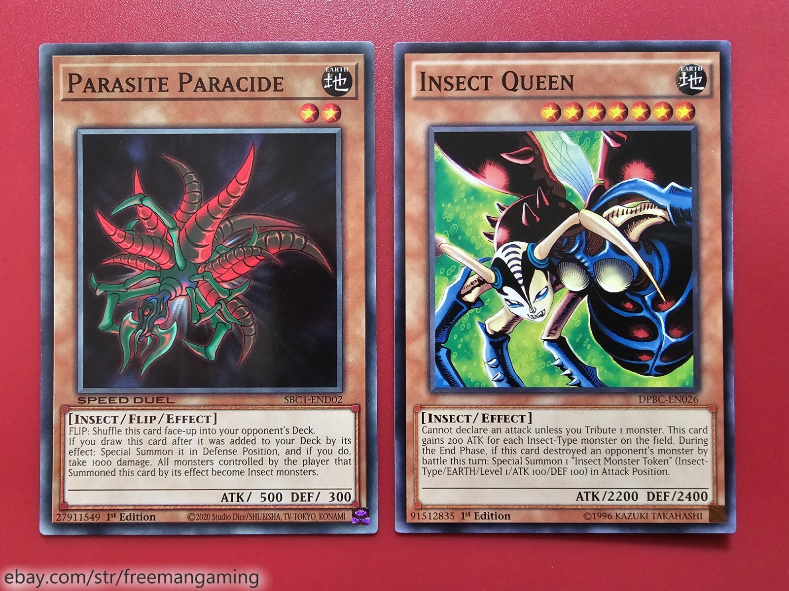 Yugioh Weevil Underwood Deck 41 Cards Ultimate Great Moth Insect Queen ...