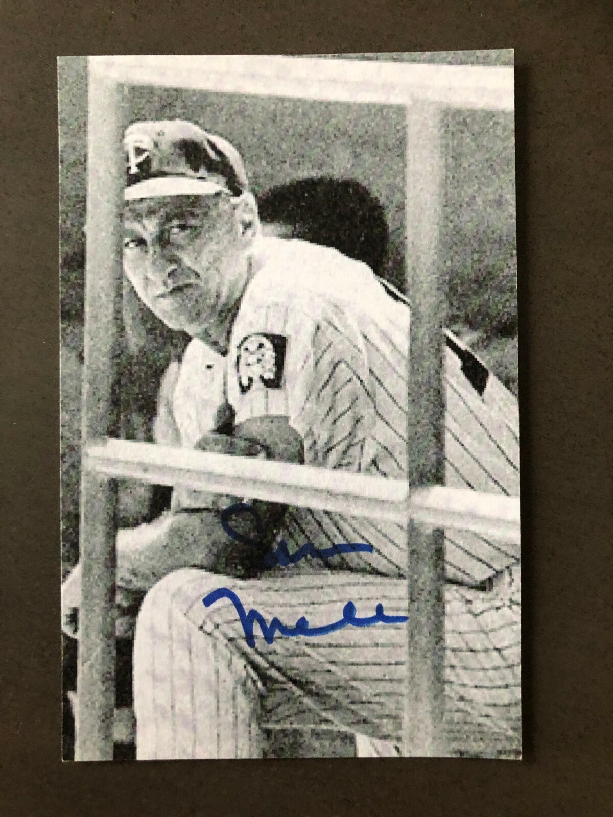 Minnesota Twins SAM MELE autographed Postcard-sized Photo Card | eBay