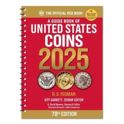 New 2025 Official Red Book Guide Of US Coins Price List Catalog Spiral ...