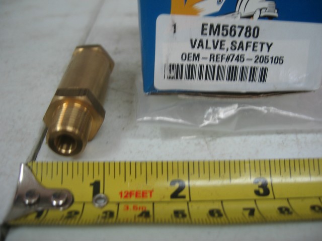 Excel St 1 Safety Valve P N EM 56780 Alt Bendix 205105 International ...