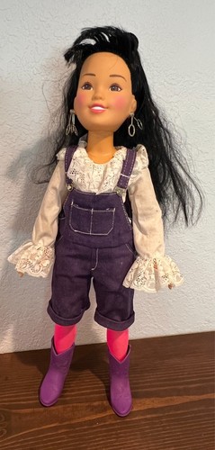 Vintage 1993 The Babysitters Club Claudia Doll Black Hair 18" Kenner ...
