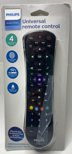 Phillips Tv Remote Control Replacement for Led Lcd SRP9243B / 27 4k ...