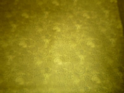 Dark Green Dotted Swirls on Olive Green Cotton Fabric (44" Wide x 70 ...