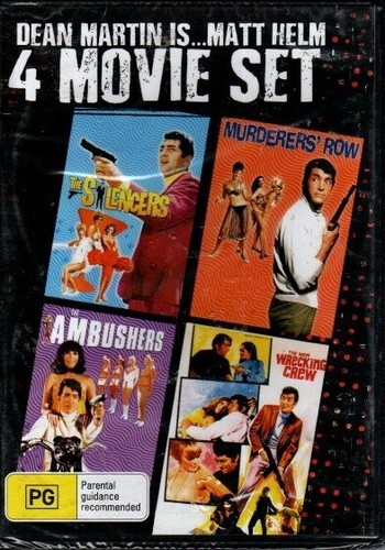 Dean Martin Is...Matt Helm: 4 Movie Set (DVD) Silincers/Ambushers ...