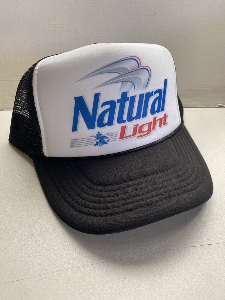 Vintage Natural Light Beer Hat Trucker Hat snapback Black Summer Party ...