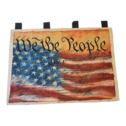 Tapestry Preamble We the People Constitution Wall Hanging with Tabs ...