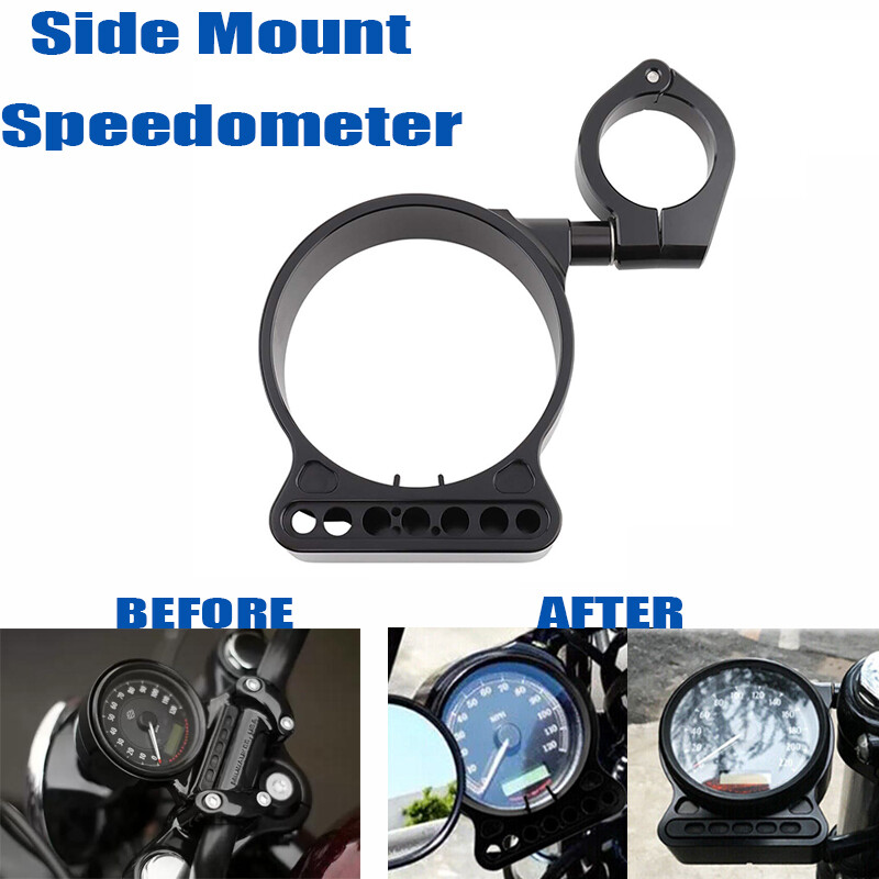 39mm/16" Side Mount Speedo Relocation Brackets For Harley Sportster XL ...