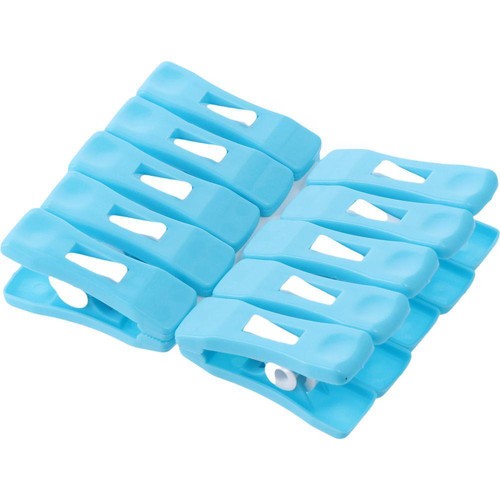 10 Pcs Blue Beach Towel Clips Fishing Net Clamp Clothes, Towels ...