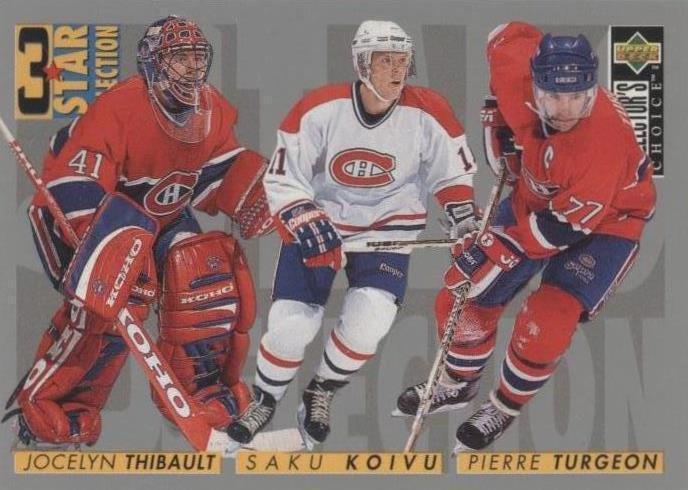 1996-97 Upper Deck Collector's Choice - 3 Star Selection Saku Koivu ...