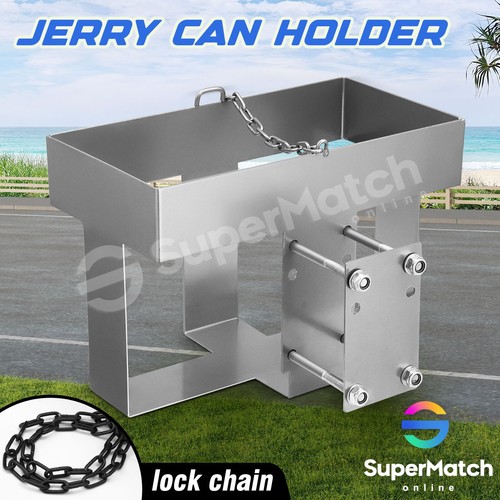 Lockable Jerry Can Holder Bolt On Caravan Trailer Camper Water Fuel ...