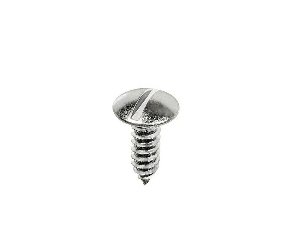 Auveco 9603 (#14 X 3/4) Slotted Truss HD Licence Plate Screw Zinc Box ...