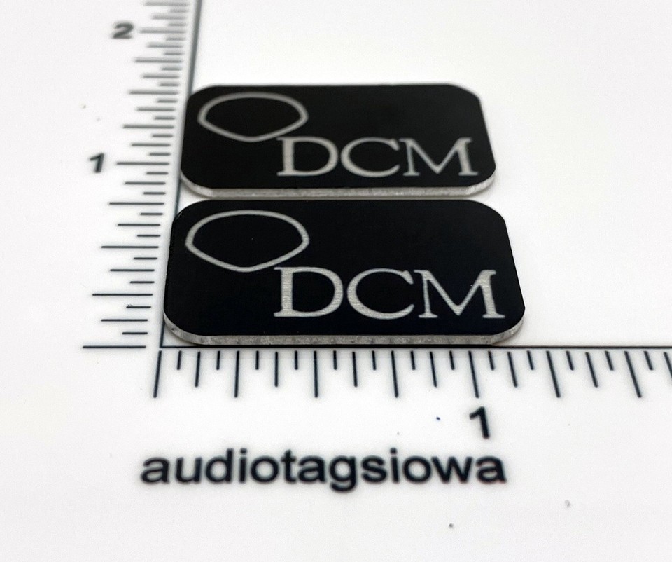 DCM Time Window - Time Frame Speaker Badge Logo Custom Pair | eBay
