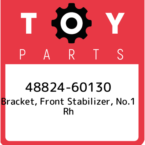 48824-60130 Toyota Bracket, front stabilizer, no.1 rh 4882460130, New ...