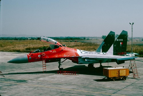 Original Aircraft slide/Flugzeugdia: SU-30 SB008 Indian AF,special ...