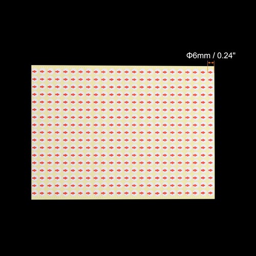 6mm Small Arrow Sticker Label Round Adhesive Color Coding Sign Decal ...
