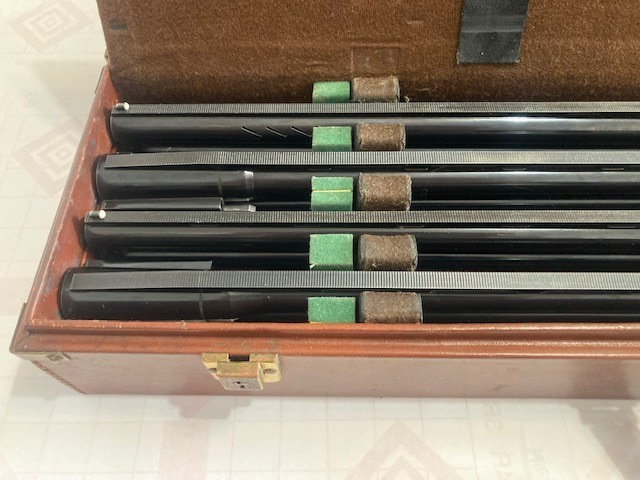 Krieghoff K32 4 barrel set with Briley thin wall chokes and Leather box ...