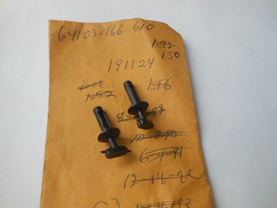 NOS OEM Honda CH80 CH150 Plastic Lock QTY2 64103-166-610 | eBay