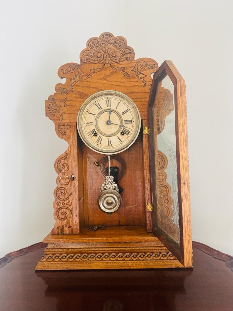 Antique Ansonia Ginger Bread Clock 1800’s Style **Buy With Confidence ...