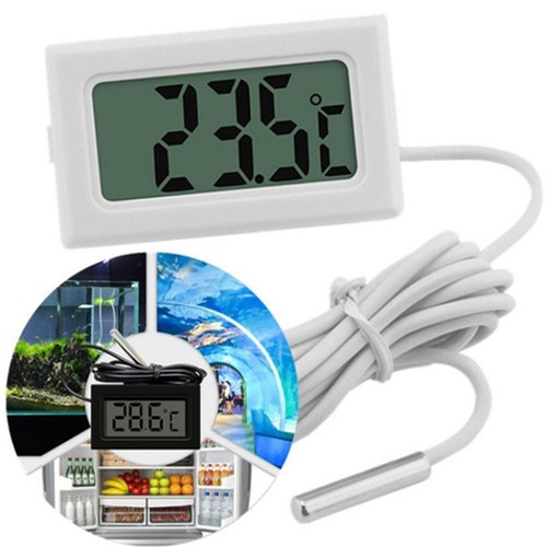 Aquarium Mini Embedded LED Digital Thermometers Temperature Heating ...