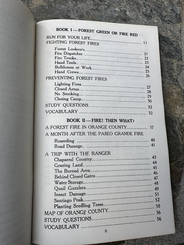 Anaheim California Fire Department Junior Fire Manual 1953, 1967 | eBay