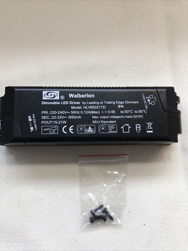 Waiberlon HBL HLV65021TD Dimmbar LED Driver LED Ersatztrafo 23-33V ...
