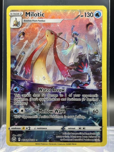 Pokémon TCG Milotic Swsh12: Silver Tempest Trainer Gallery Tg02/Tg30 ...