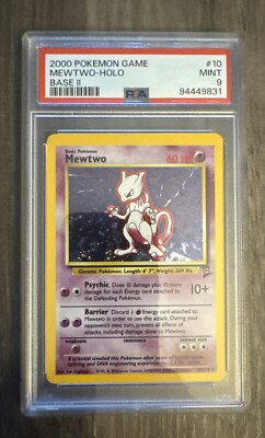 2000 Pokemon Base 2 Holo Mewtwo 10/130 PSA 9 | eBay