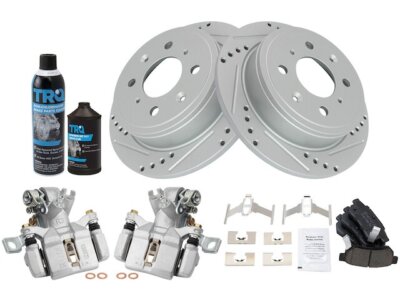 Rear Brake Pad Rotor and Caliper Set For 94-01 Acura Integra LS GS-R RS ...