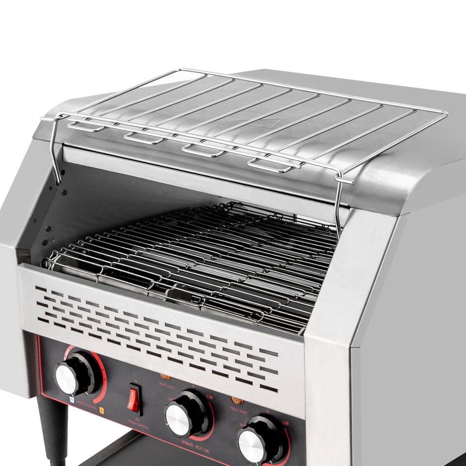 2600W Commercial Conveyor Toaster Stainless Steel Bread Toaster Baking ...