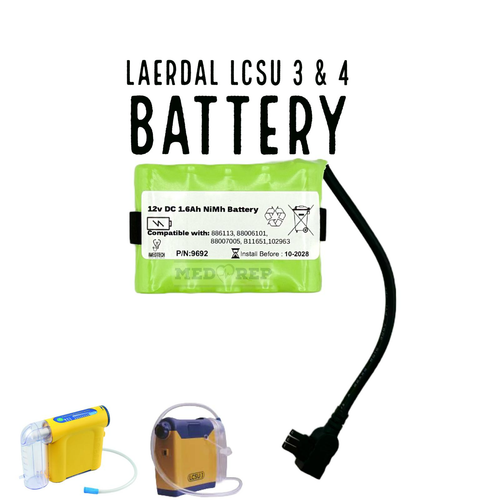 Laerdal 886113 Battery, 12 V Dc Nimh, Rechargeable for LCSU3 | eBay