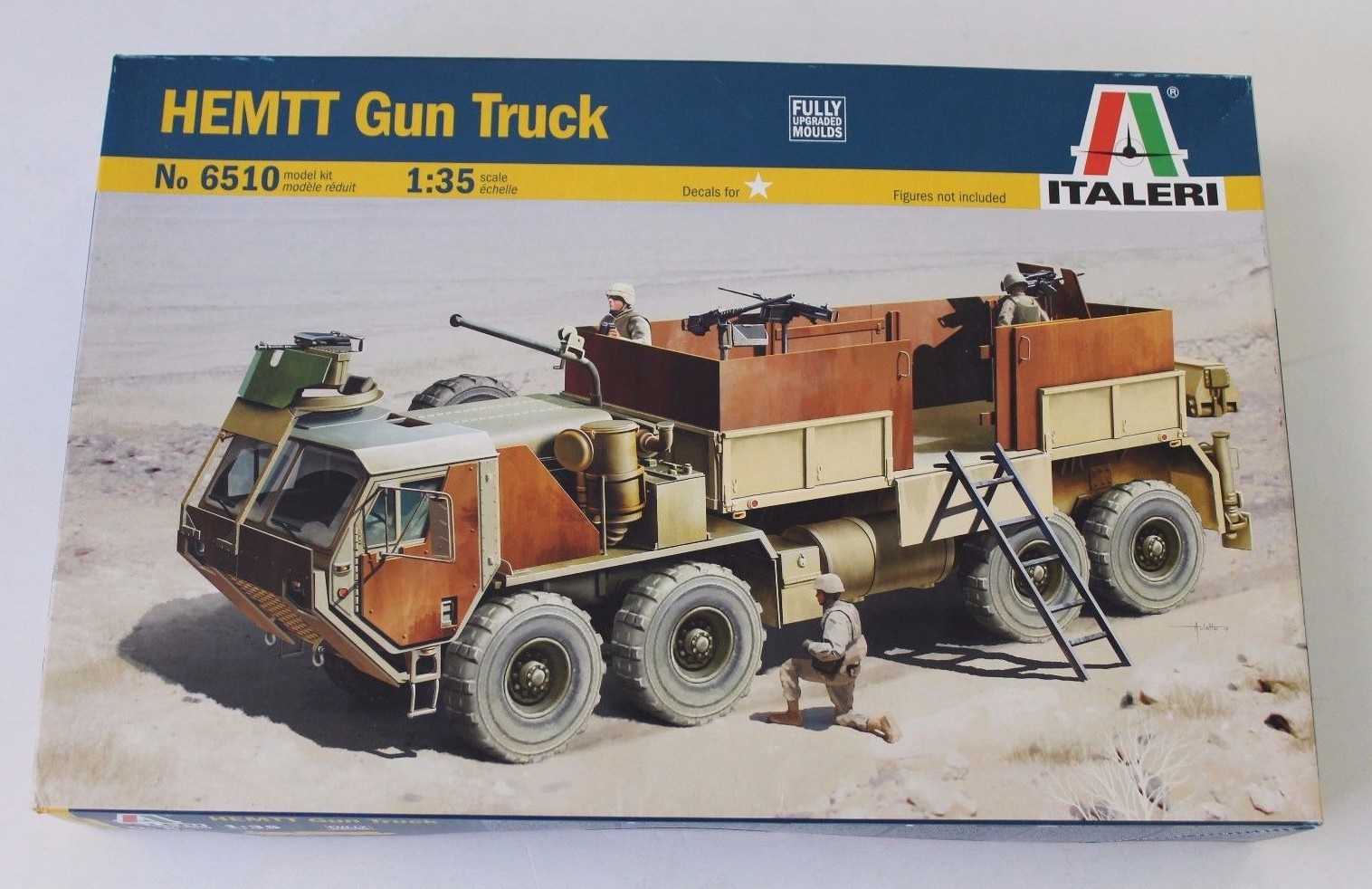 Italeri HEMTT, Heavy Expanded Mobility Tactical Gun Truck in 1/35 6510 ...